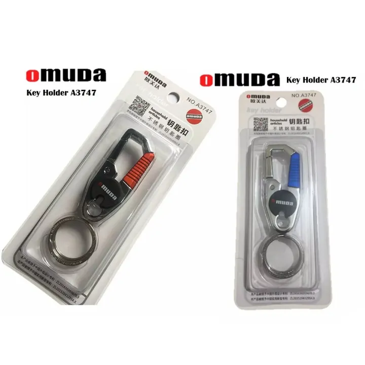 Omuda Keychain Creative Stainless Steel Buckle Key Ring Hook For Bikers ...