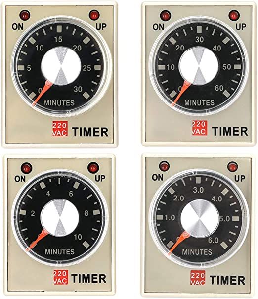 Analog Timer Ac 220V 8 Pin Round Industrial Grade For Ac Outdoor Driyer ...