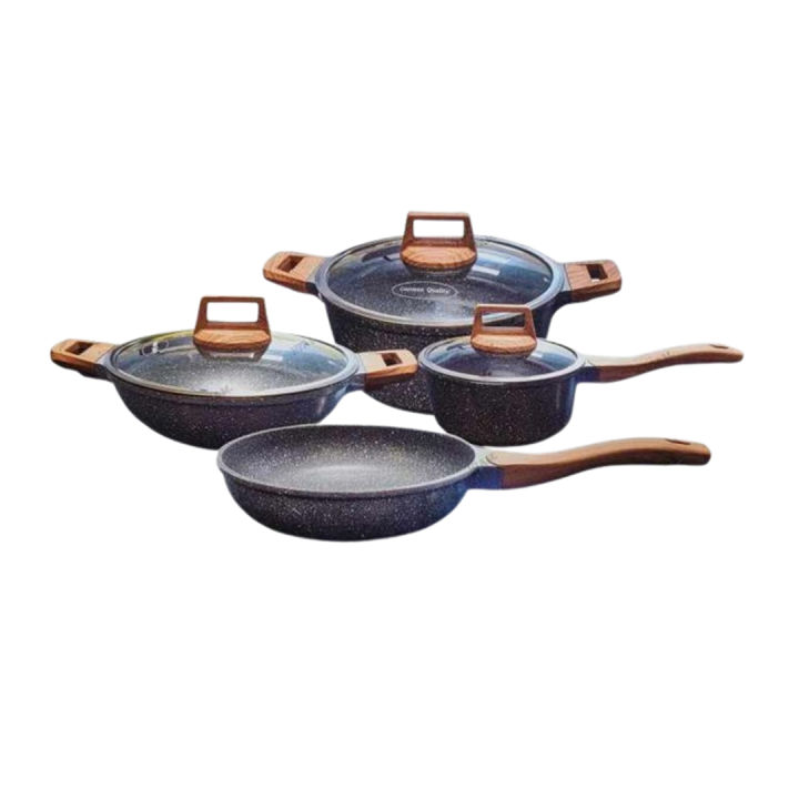 Kiam Die Casting 7 Pcs Cookware Set-Die Casting -Induction Compatible ...