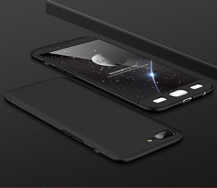 One Plus 5T 360 Degree GKK Phone Back Cover - Black | Daraz.com.bd