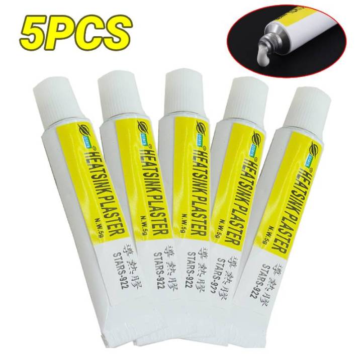 5g Thermal Paster Conductive Heatsink Plaster Viscous Adhesive Glue For Chip CPU VGA RAM LED IC ...