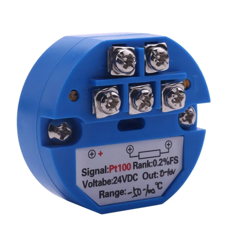 JDXHLAU 2X RTD PT100 Temperature Transmitter DC24V Minus 50 - 100 ...