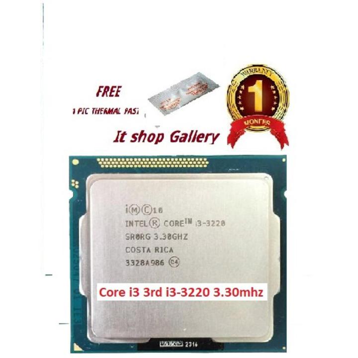 INTEL CORE i5 3rd Generation 3.20 GHz Desktop Processor (free thermal ...