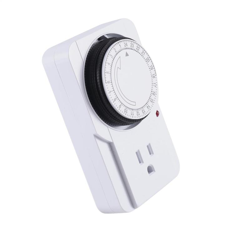 1 Pcs Indoor Mini 15Min-24Hour 22A Mechanical Outlet Timer US Plug ... 1 Pcs Indoor Mini 15Min-24Hour 22A Mechanical Outlet Timer US Plug ...
