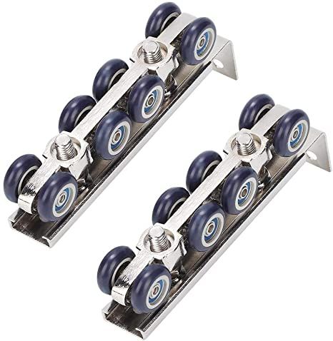 2 pcs. Hardware Slide Doors Pulley, Hanging Rail Wheel,Sliding Door ...