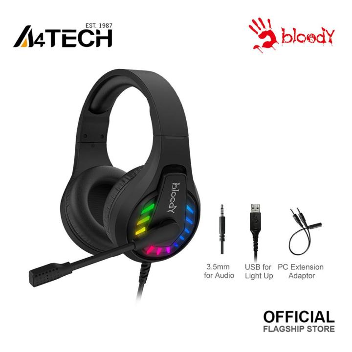 A4tech Bloody G230p Stereo Surround Sound Gaming Headphone - 50 mm ...