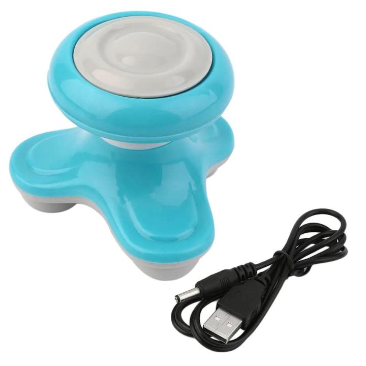 Electric Handled Wave Vibrating Massager USB Battery Full Body Head ...