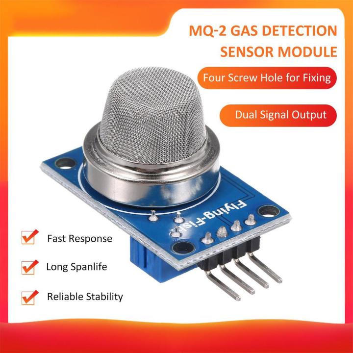 Smoke Gas Sensor Module MQ-2 LPG Propane Methane Sensor Hydrogen Smoke Gases Detects Module ...