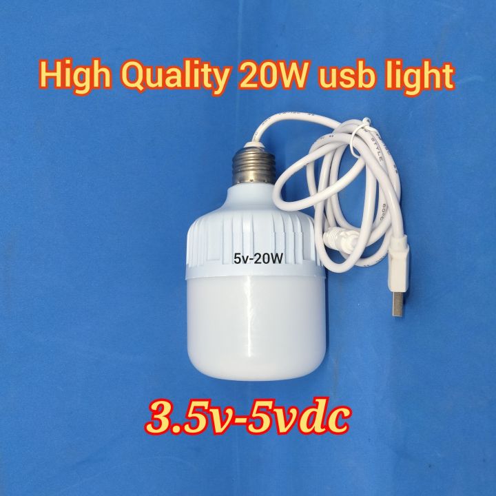 Usb Led light Bulb 5 Volt with USB Port Use For Power Bank | Daraz.com.bd