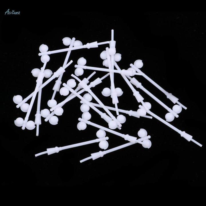 20pcs Plastic Street Lights - 3.9cm Unpainted Train Railroad Diorama ...