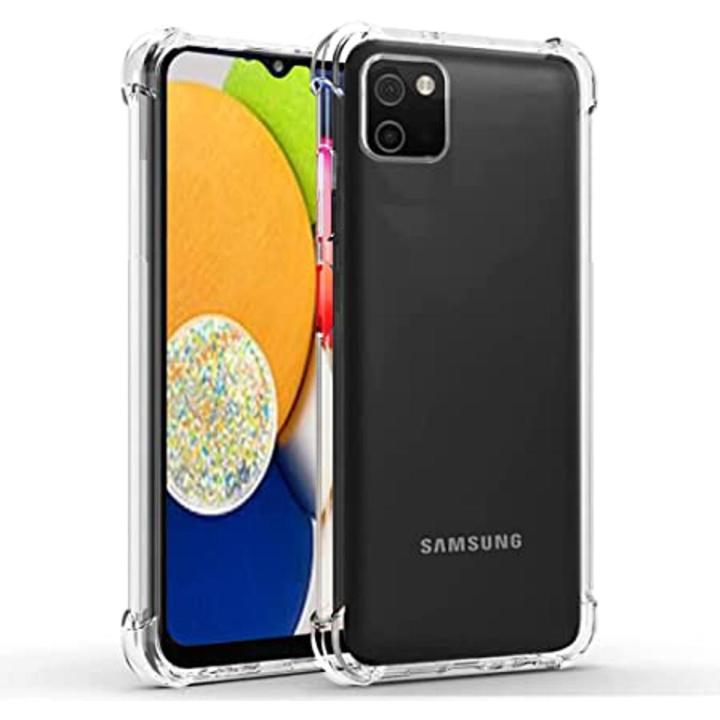 Samsung Galaxy A03 Soft Shock Proof Jelly Back Cover Transparent ...