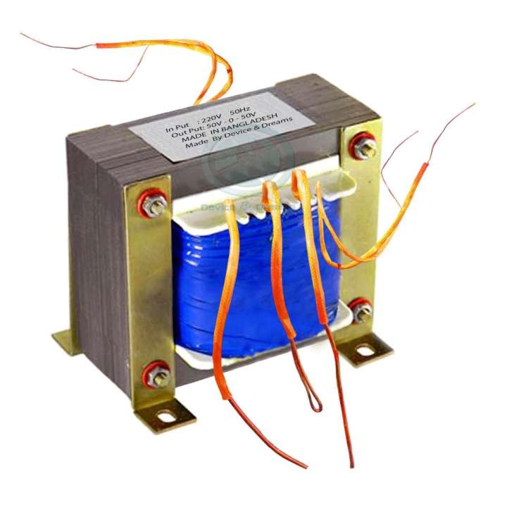 50V-0-50V High Performance Power Transformer (Input: 220V/50Hz - Output ...