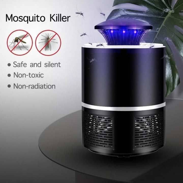 USB Electronics Mosquito Killer Trap Moth Fly Wasp LED Night Light Lamp Bug Insect Lights ...