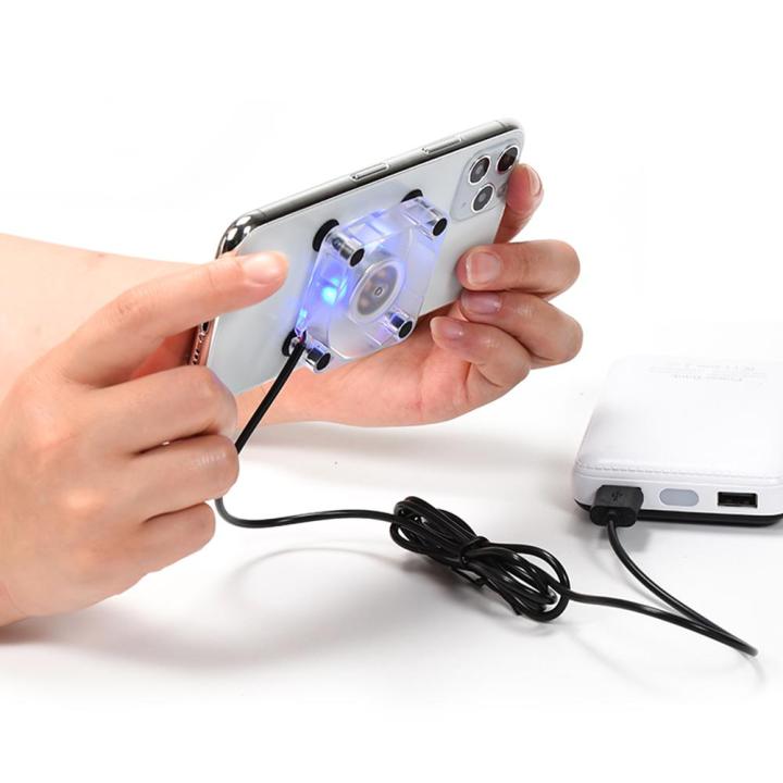 New Portable Mobile Phone Cooler USB Cooling Pad Cooler Fan Gamepad ...