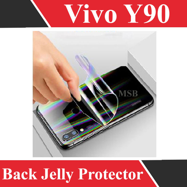 Vivo y90 হাইড্রোজেল ব্যাক পলি-স্বচ্ছ | Daraz.com.bd