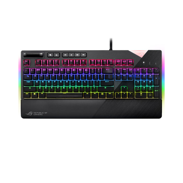 Asus ROG Strix Flare RGB Wired Mechanical Gaming Keyboard - Silver ...