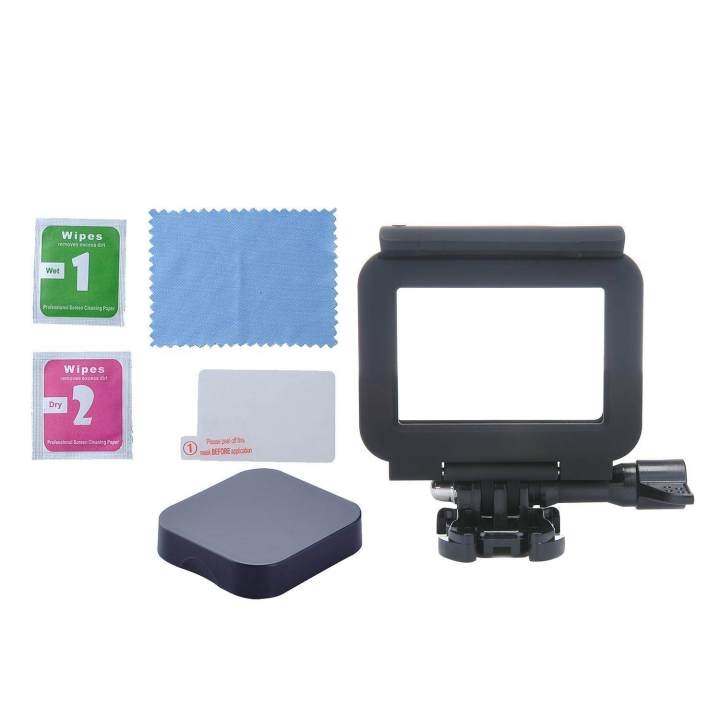 Standard Border Shell+Lens Cap+Toughened Glass Membrane+Clean Cloth ...