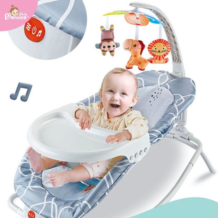 2 In 1 Multifunctional Vibration Rocker Baby Swing Chair Hanging Toys ...