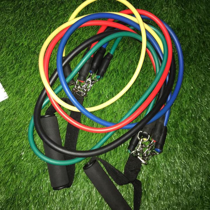 Stackable Resistance Workout Bands - 5 in 1 | Daraz.com.bd