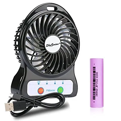 Rechargeable Small Powerful Li-ion Battery Fan Mini USB Fan | Daraz.com.bd