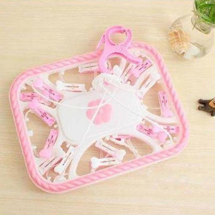 Rectangular Hanger Stand Cloth Drying - Multi-color | Daraz.com.bd