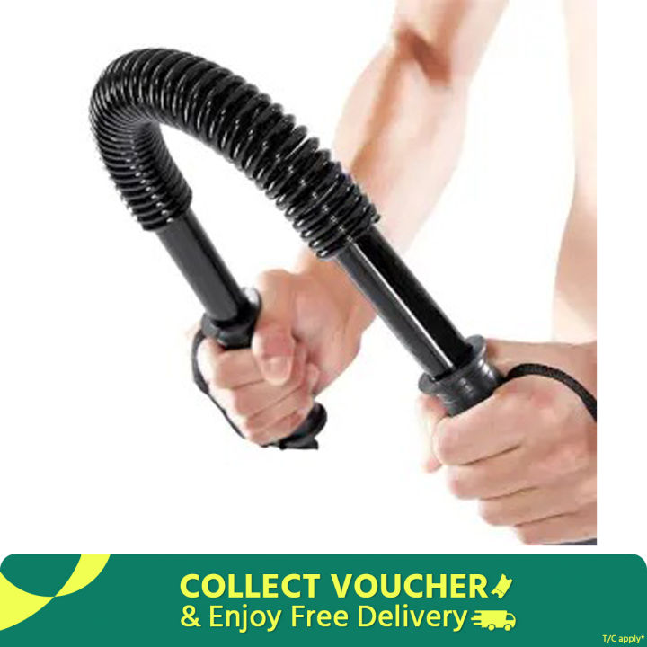 ( 50KG )Spring Arm Strength Hand Gripper Arm Power Twister Gym Expander ...