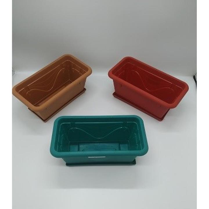 3 Pieces Mini Small Size Seed Plastic Planter With Plastic Tray ...