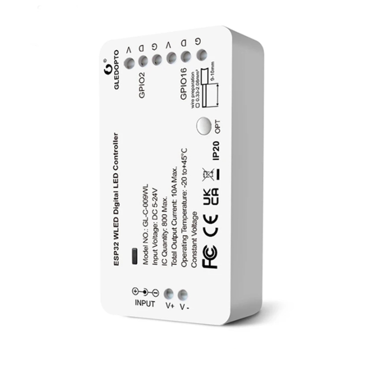 ESP32 WLED LED Controller DC5-24V DIY Dynamic Lighting Mode WS2811 ...