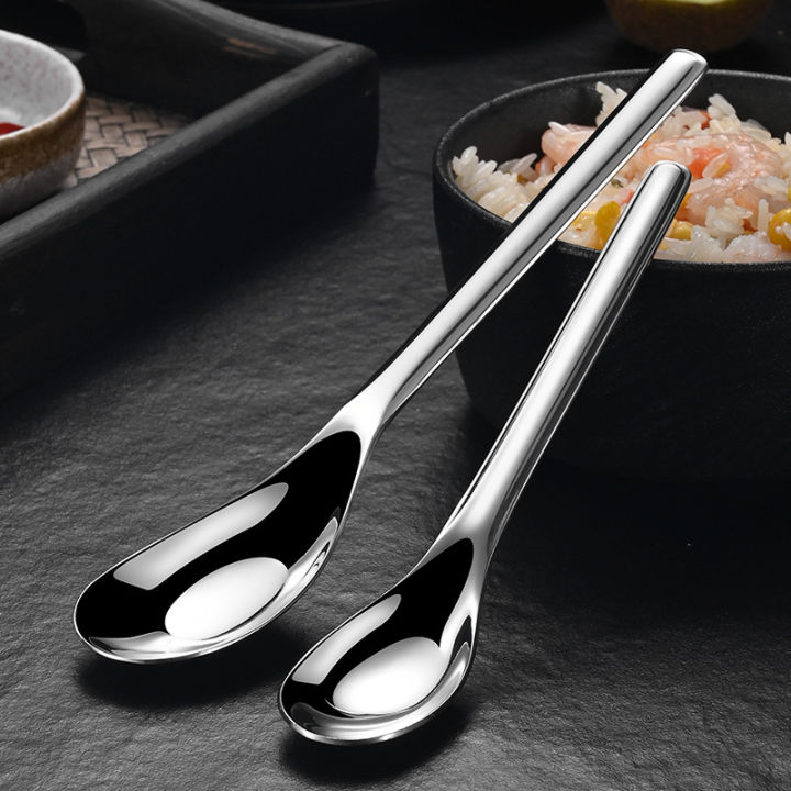 Stainless Steel Thickening Spoon Creative Long Handle Hotel Hot Pot ...