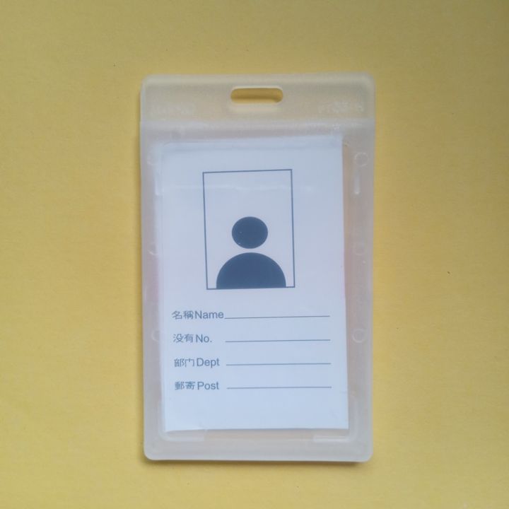 Plastic Bank Card Cover Transparent PVC Card Holder Protector Student ...