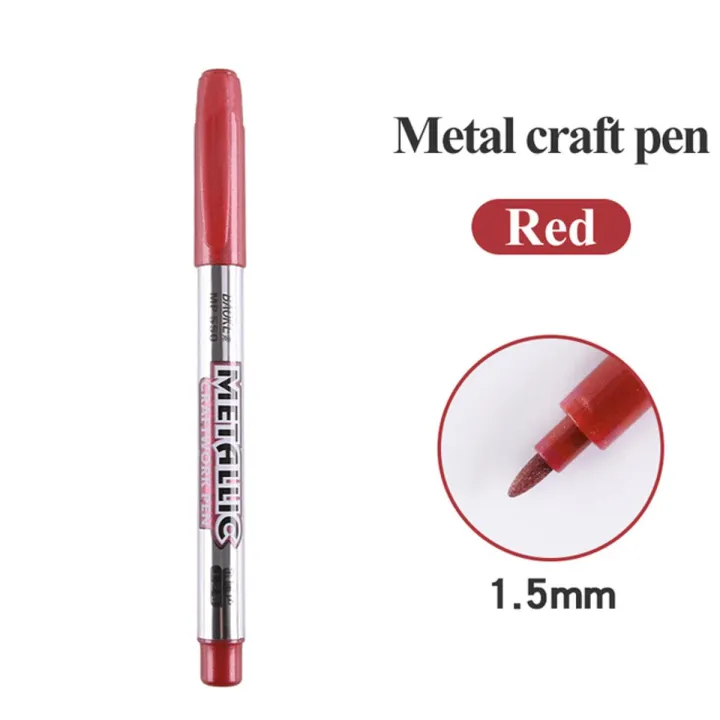 Baoke Metallic Craft Pen Red | Daraz.com.bd