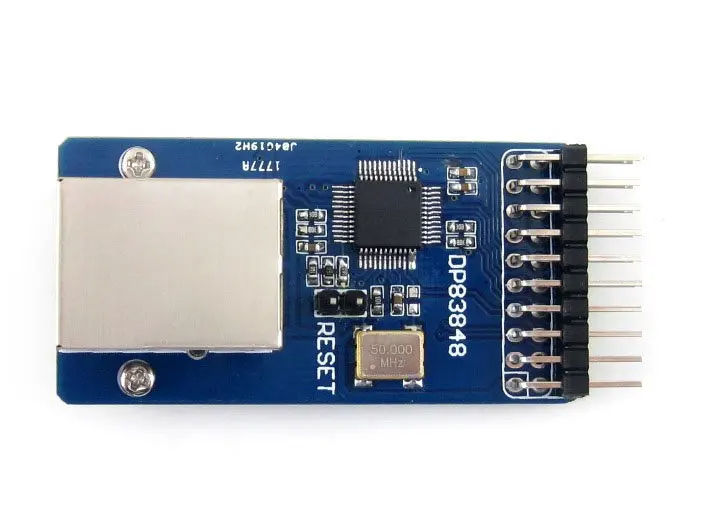 Waveshare DP83848 Ethernet Board Physical Layer Transceiver Evaluation Development Board Module ...
