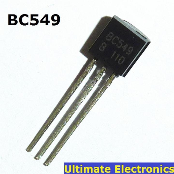 【happy one】50pcs BC549 TO-92 NPN Transistor 0.1A 30V Low Noise ...