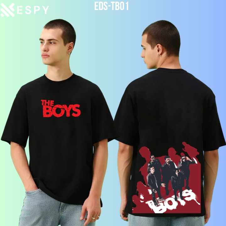 The Boys Oversized drop Shoulder T-shirt Cotton and 200+ GSM by Espy ...