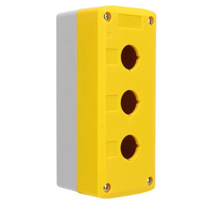 Push Button Box, 3 Holes Button Switch Station Box Multifunctional for ...