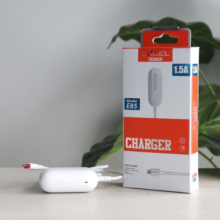 Excel charger Type- B fixed cable model E-85 | Daraz.com.bd