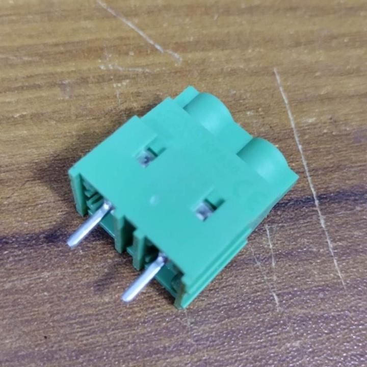 3Pcs- Cable Connectors KF950-2P 2Pin GREEN Color 2 Pin Plug-In PCB ...