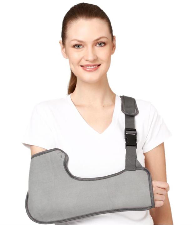 Tynor Pouch Arm Sling for Sprained, Broken or Surgically Operated Arm ...