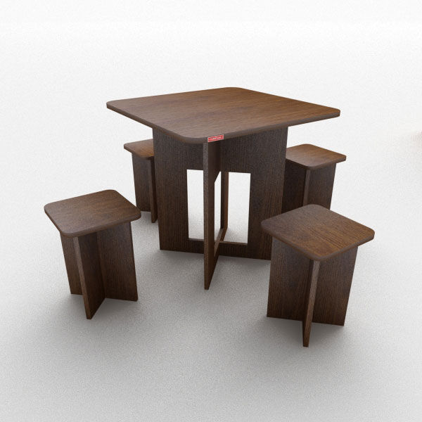 Four Seater Dining Set for Hotel & Restaurant | 4 Seater Dining Table ...