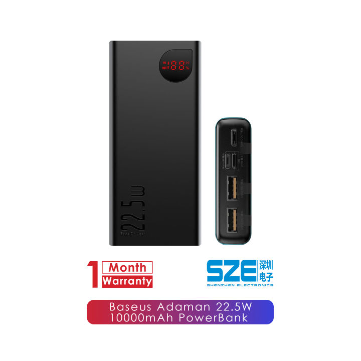 Baseus Adaman Metal 22.5W Power Bank 10000 mAh | Daraz.com.bd