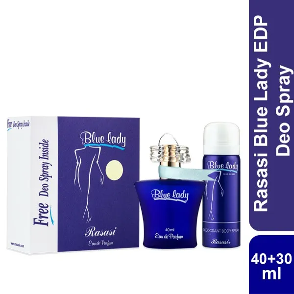 Blue Lady Perfume EDP with Free Deo Spray 40 ml for Women | Daraz.com.bd