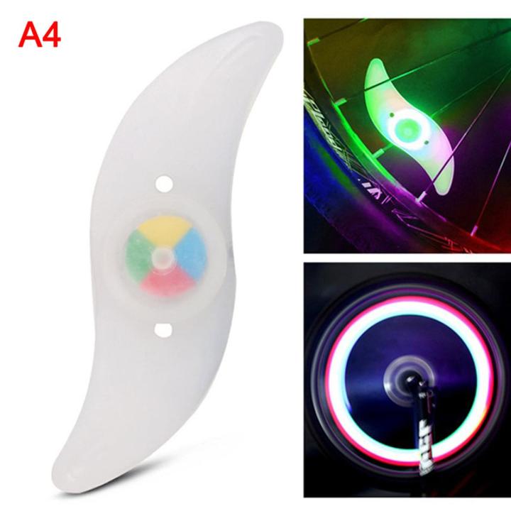 LED Neon Bicycle Wheel Spoke Light Waterproof Color Bike Safety Warning ...