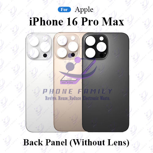 For Apple iPhone 16 Pro Max Back Panel/Backshell/ Casing With Logo-All ...