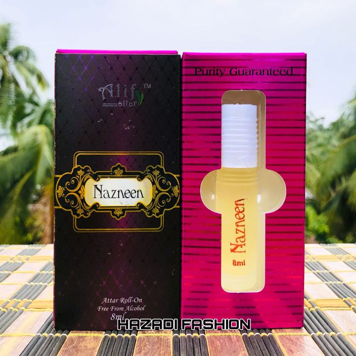 Nazneen By Alif Attar Long Lasting Roll On Non Alcoholic Perfume (১০০ ...