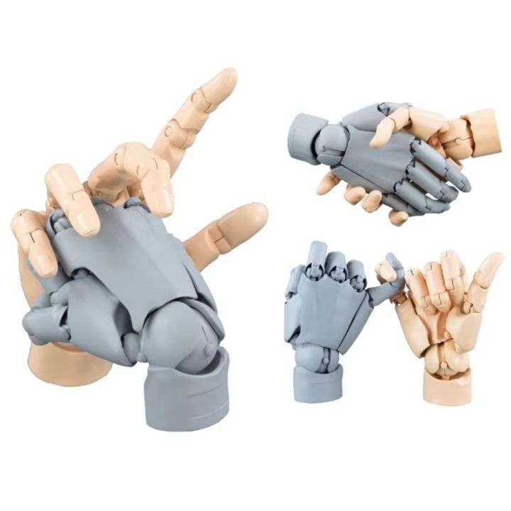 Novelty Plastic Hand Joint Movable Model Biomimetic Manikin Hand ...