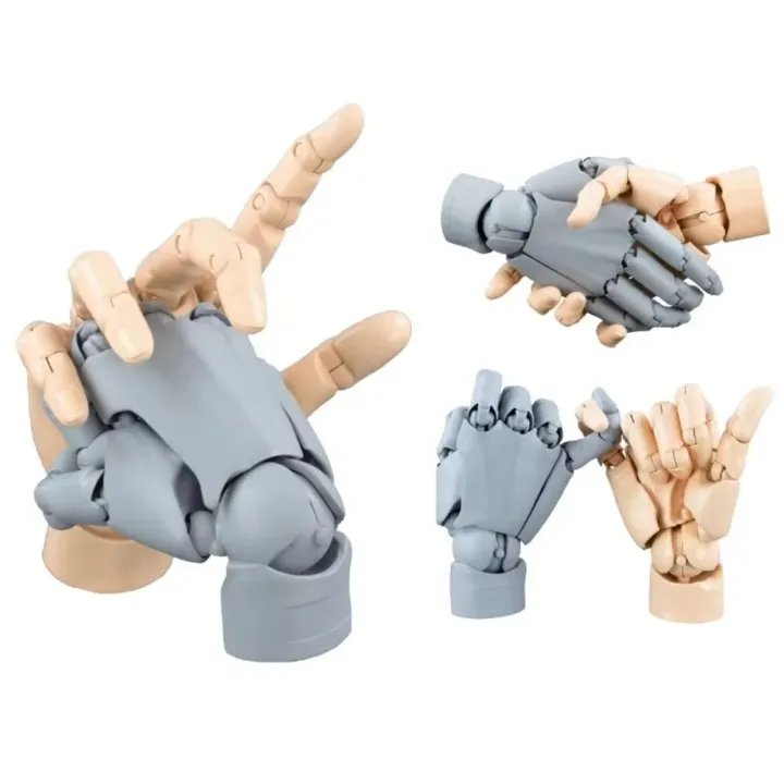 Mechanical Arm Figures Plastic Hand Joint Movable Model Right Hand ...