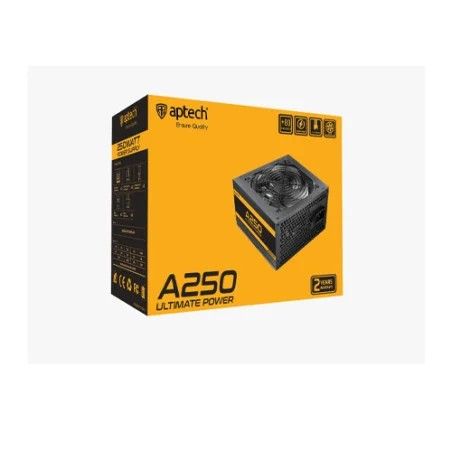 Aptech A250 ATX Power Supply | 120mm Cooling Fan | 100-240V AC Input ...