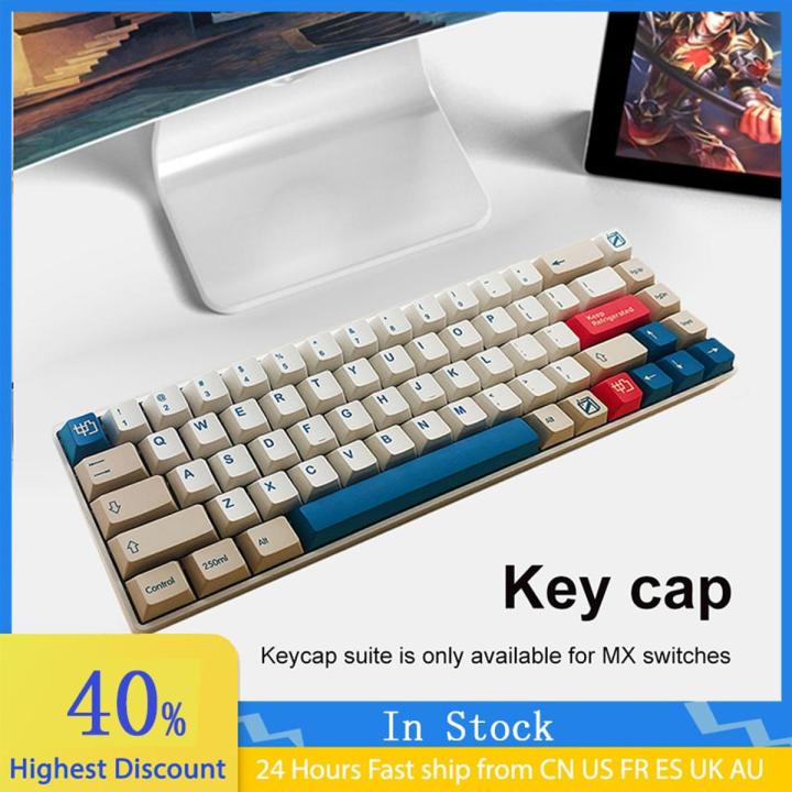 134 Keys GMK Soy Milk Keycaps PBT Dye Sublimation Cherry Profile Keycap ...