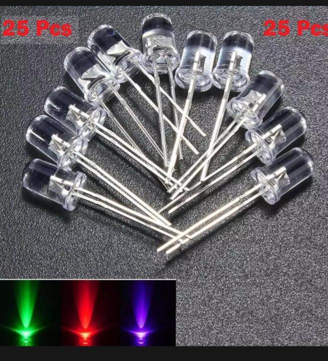 Automatic Color Changing LED 5mm RGB 25pcs | Daraz.com.bd