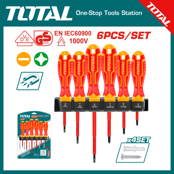 TOTAL Screwdriver Set (Insulated) THTIS566 | Daraz.com.bd